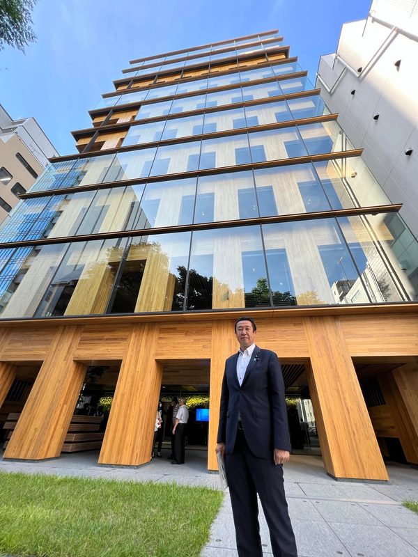 日本初の高層木造耐火建築物「PortPlus」視察 - きかわだひとし（キカワダヒトシ） ｜ 選挙ドットコム